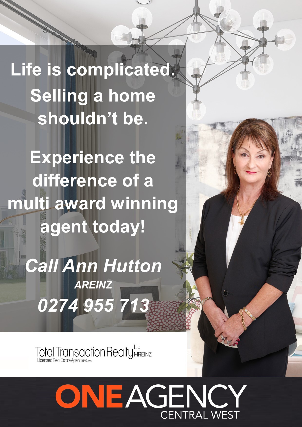 Ann Hutton - One Agency, Central West Auckland